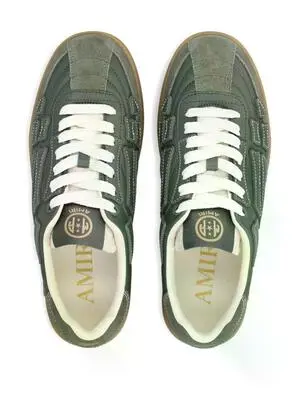 Amiri Pacific Bones Leather Sneakers - Green