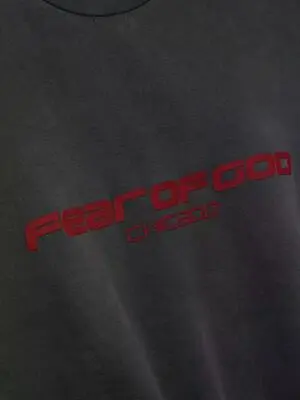 Fear Of God Chicago Logo Crew-neck Sweatshirt - Grey