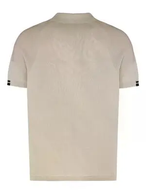 BOSS Zip-fastening Polo Shirt - Neutrals