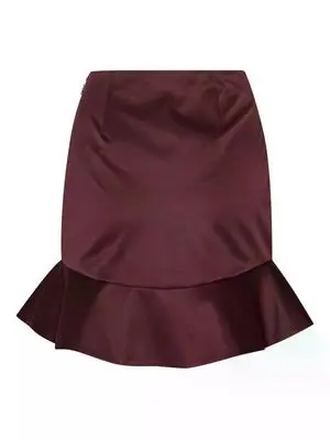 ROTATE BY BIRGER CHRISTENSEN Ruffled Mini Skirt - Red