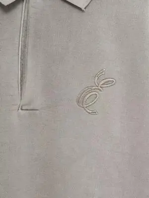 Fear Of God Embroidered Classic Polo Shirt - Grey
