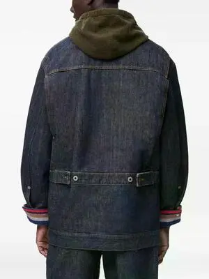 Loewe Corduroy-collar Pocket Jacket - Blue