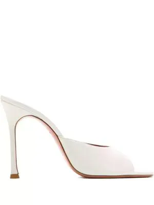 Women's White Open Toe Heels