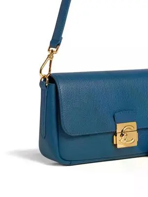 COCCINELLE C-me Lock Medium Shoulder Bag - Blue