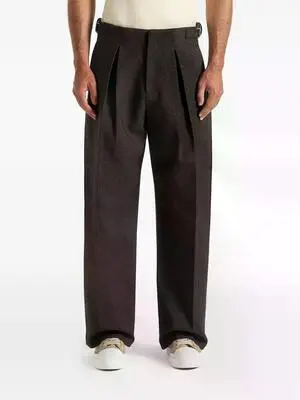 Manière De Voir Maniere De Voir Lior Box Pleat Wide Leg Trousers