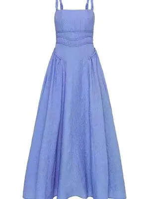 Rachel Gilbert Sophia Textured Dress - Blue