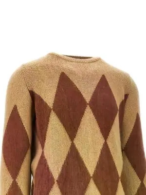 MARSEM Argyle Pattern Sweater