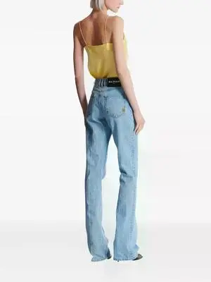 Balmain High-waisted Flared Jeans