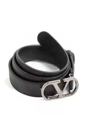 Valentino Garavani Vlogo Leather Belt