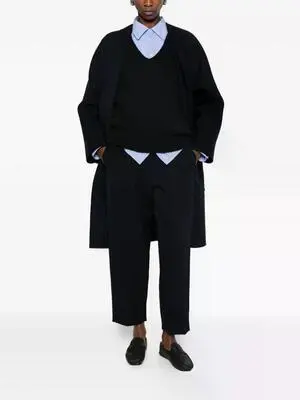 THE ROW Marte Ribbed-knit Vest - Blue