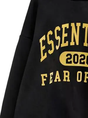 Fear Of God Logo-print Hoodie - Black