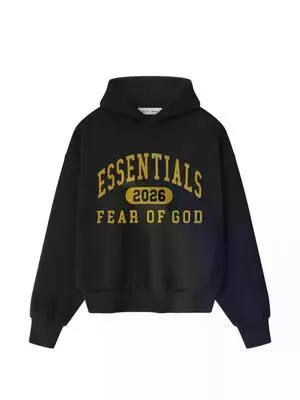 Fear Of God Logo-print Hoodie - Black