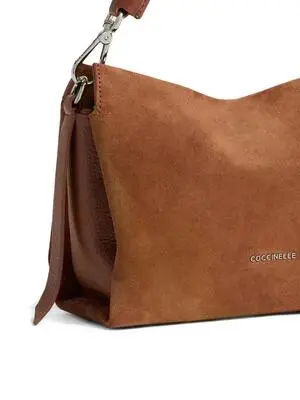 COCCINELLE Braided-handle Shoulder Bag - Brown
