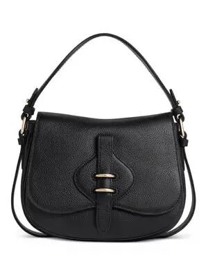 COCCINELLE Small Mavery Buckle-detail Shoulder Bag - Black