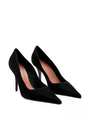 Amina Muaddi Barbara Suede Pumps