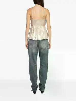 Zadig&Voltaire Cippie Satin Blouse - Neutrals