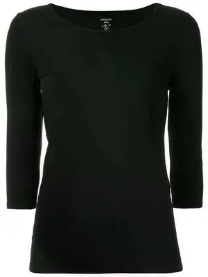 MARCCAIN Three-quarter Sleeve T-shirt - Black
