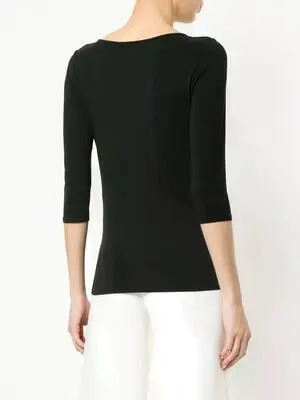 MARCCAIN Three-quarter Sleeve T-shirt - Black
