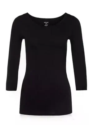 MARCCAIN Three-quarter Sleeve T-shirt - Black