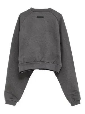 Fear Of God 90s Embossed-logo Crew-neck Sweatshirt - Grey