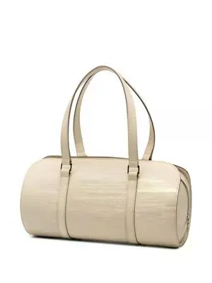 LOUIS VUITTON 2007 Epi Soufflot Handbag - White