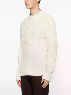 HOSIO Cable-knit Sweater