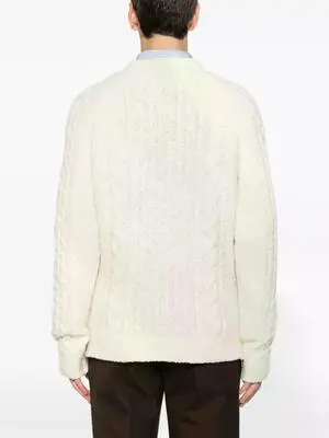 HOSIO Cable-knit Sweater