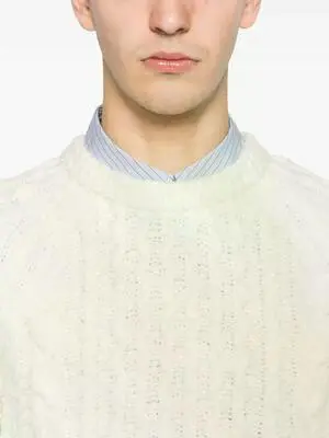 HOSIO Cable-knit Sweater