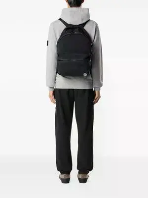 Stone Island Coated Nylon Metal Econyl® Backpack - Black