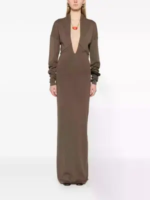ENTIRE STUDIOS Rallel V-neck Maxi Dress