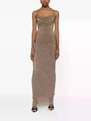 L'IDEE Cosmopolitan Sequinned Maxi Dress