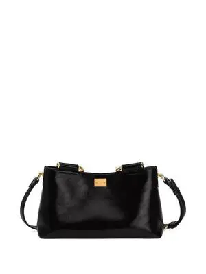Dolce & Gabbana Vittoria Leather Tote Bag - Black