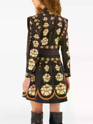 Farm Rio Floral-print Mini Dress