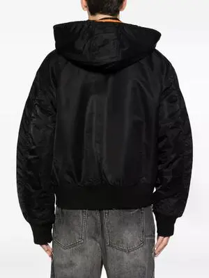 StÜssy Flight Hooded Zip Jacket - Black