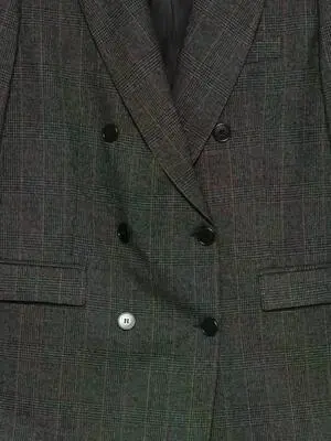 CENERE GB Double-breasted Check Jacket