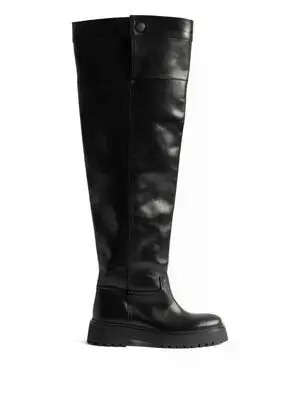 Zadig&Voltaire Leather Knee-high Boots