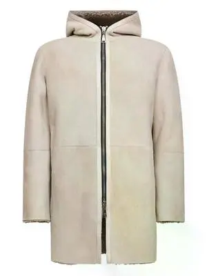 Tagliatore Hooded Shearling Coat