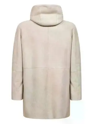 Tagliatore Hooded Shearling Coat