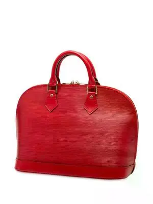 LOUIS VUITTON 1997 Epi Alma Pm Handbag - Red