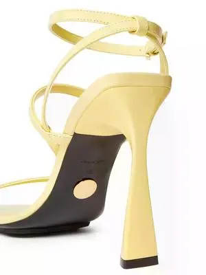 Stella McCartney Elsa Strappy Buckle Sandals - Yellow