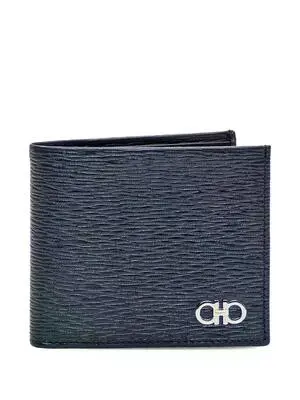 FERRAGAMO Logo-detail Wallet - Blue