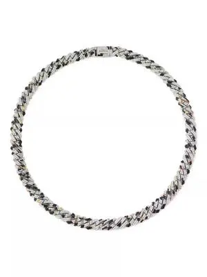 DARKAI Glitch Diamond Necklace - Silver