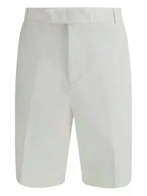 Thom Browne Tab Front Utility Chino Shorts - White