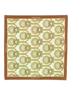 Drole De Monsieur Floral Scarf - White