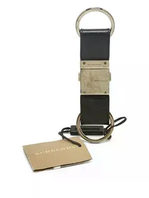 Burberry Leather Keyring - Black