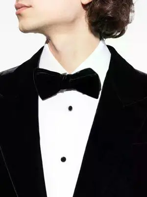 Versace Velvet Bow Tie - Black