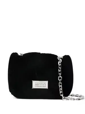MAISON MARGIELA Flap Glam Slam Shoulder Bag - Black