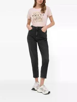 Guess Five-pocket Logo-patch Jeans