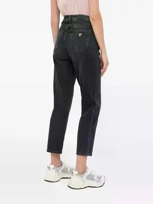 Guess Five-pocket Logo-patch Jeans