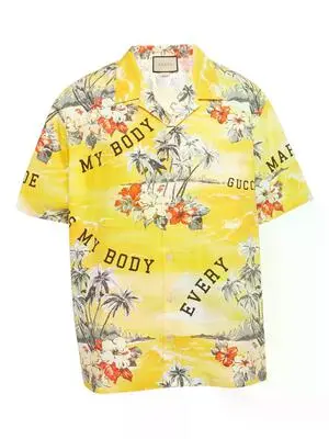 Men's Yellow Bowling Shirts